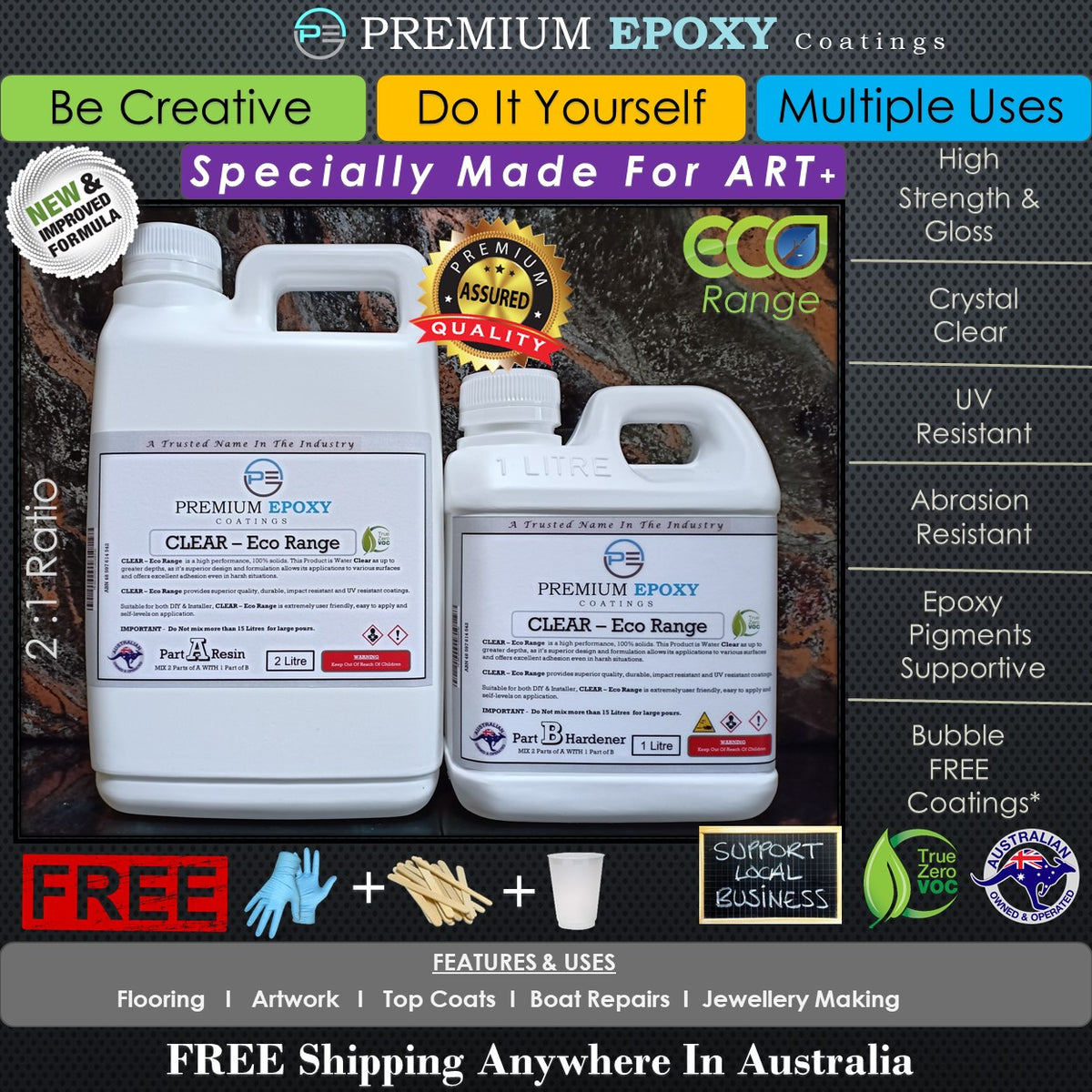 ECO CLEAR EPOXY RESIN – Premium Epoxy Coatings