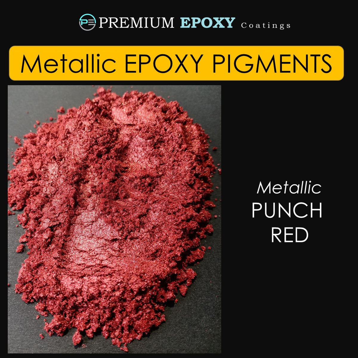 Metallic PUNCH RED – Premium Epoxy Coatings