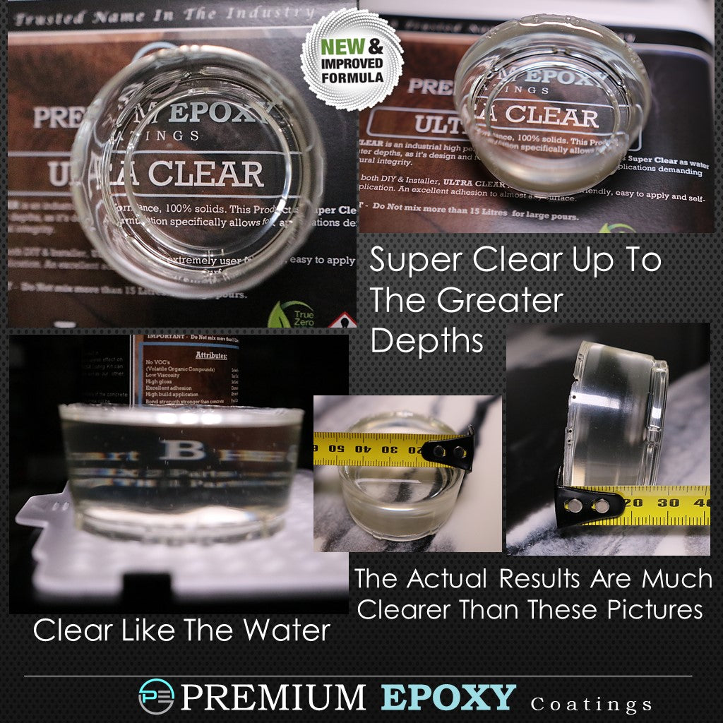 ULTRA CLEAR Epoxy Resin 15 Litres Kit – Premium Epoxy Coatings